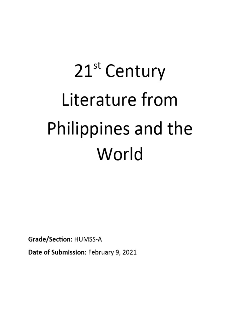21st Century - Lesson 2 Week 2 | PDF