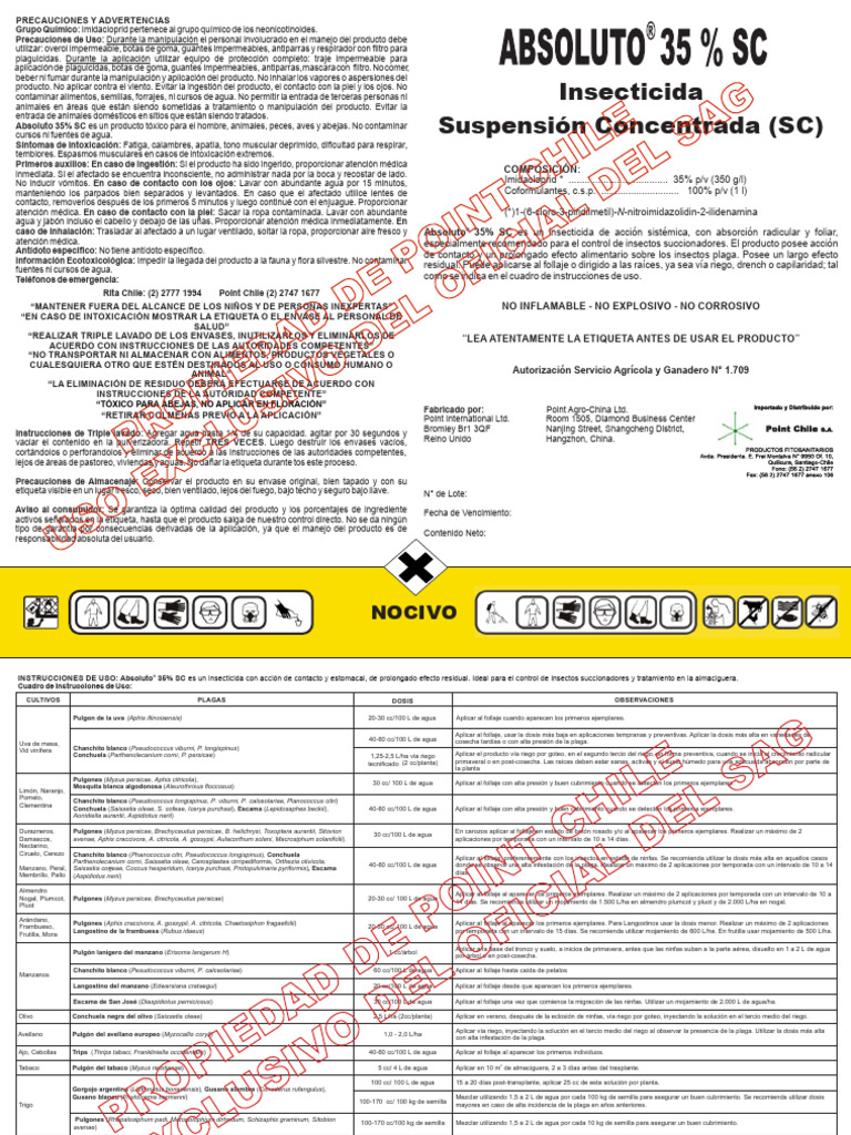 Absoluto 35 SC | PDF