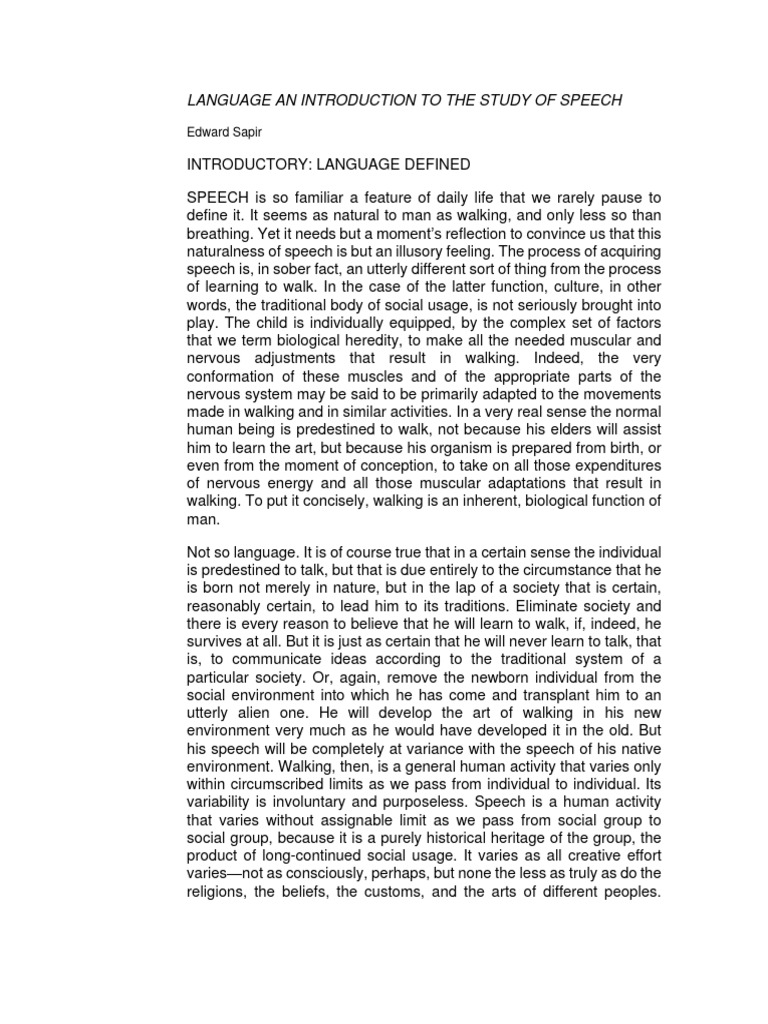 Introduction to Language Study | PDF | Philosophy | Foreign Language ...