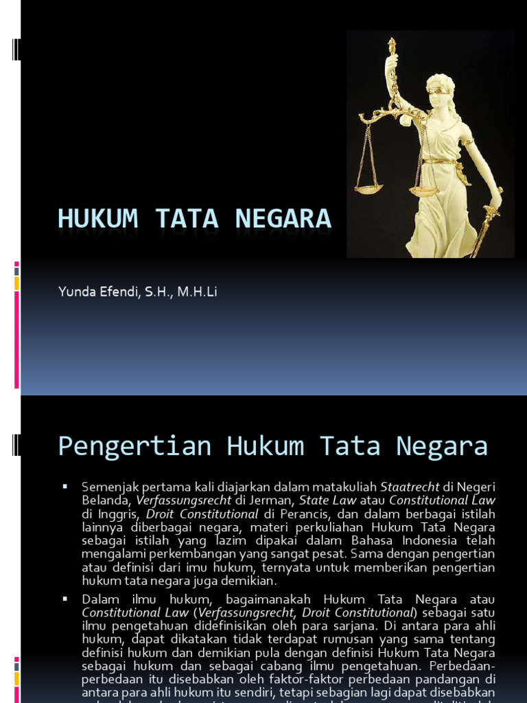 Hukum Tata Negara | PDF