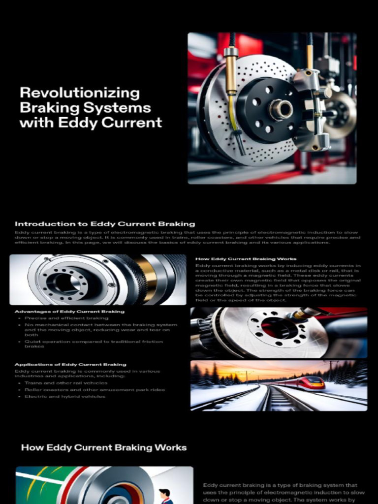 Eddy Current Braking System | PDF