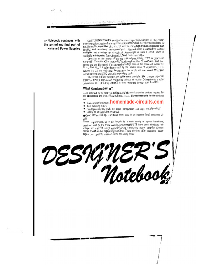 Switching Power Supply Calculations | PDF