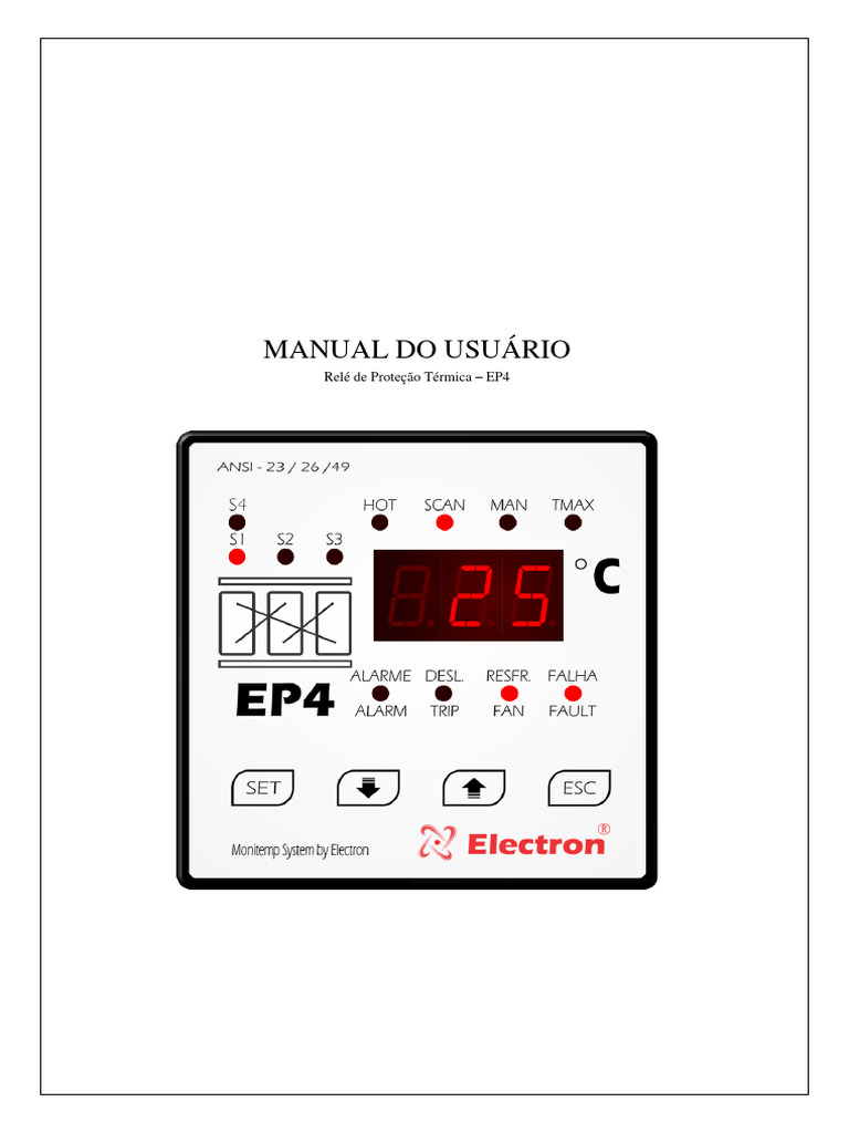 Manual Ep4 V6.0 PT BR | PDF | Temperatura | Relé