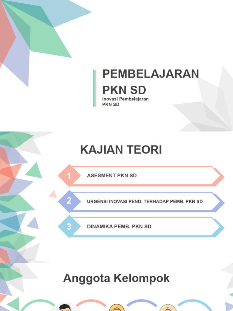 Inovasi Pembelajaran PKN SD | PDF | Karier & Perkembangan | Pengembangan Diri