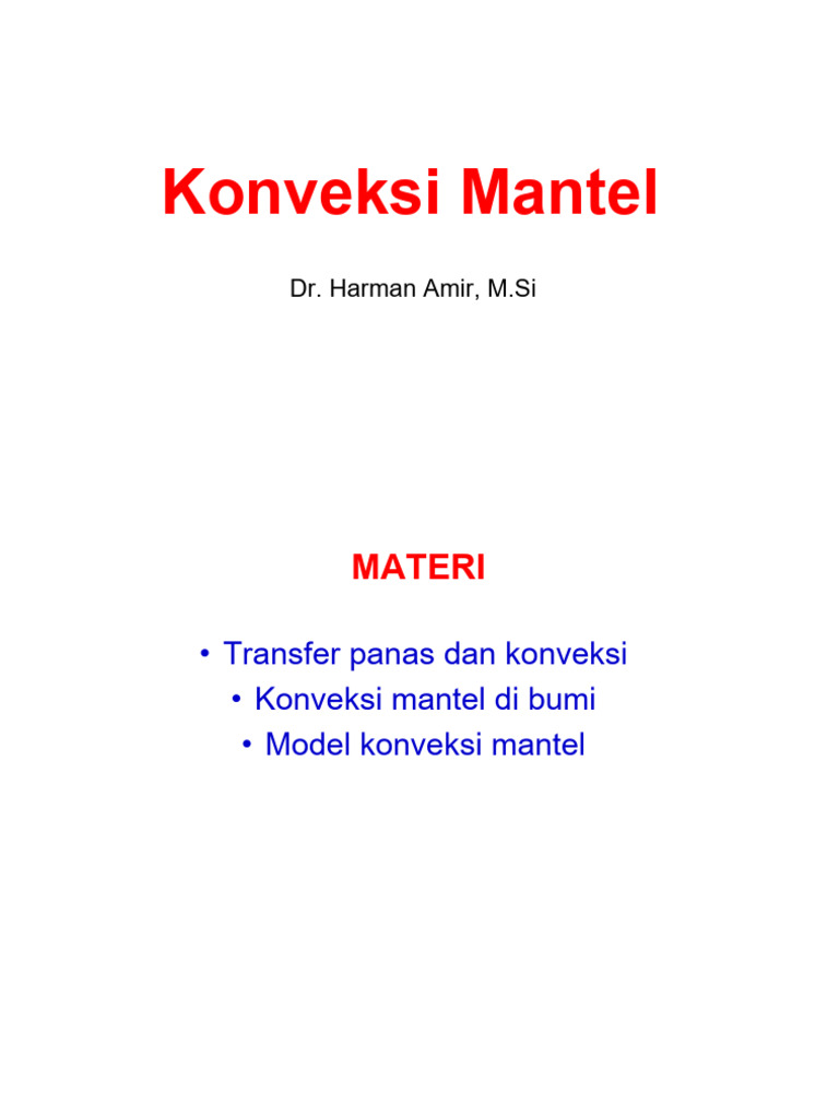 4 Konveksi Mantel Ha | PDF