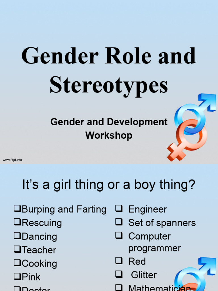Gender Roles and Stereotypes | PDF | Gender Role | Gender