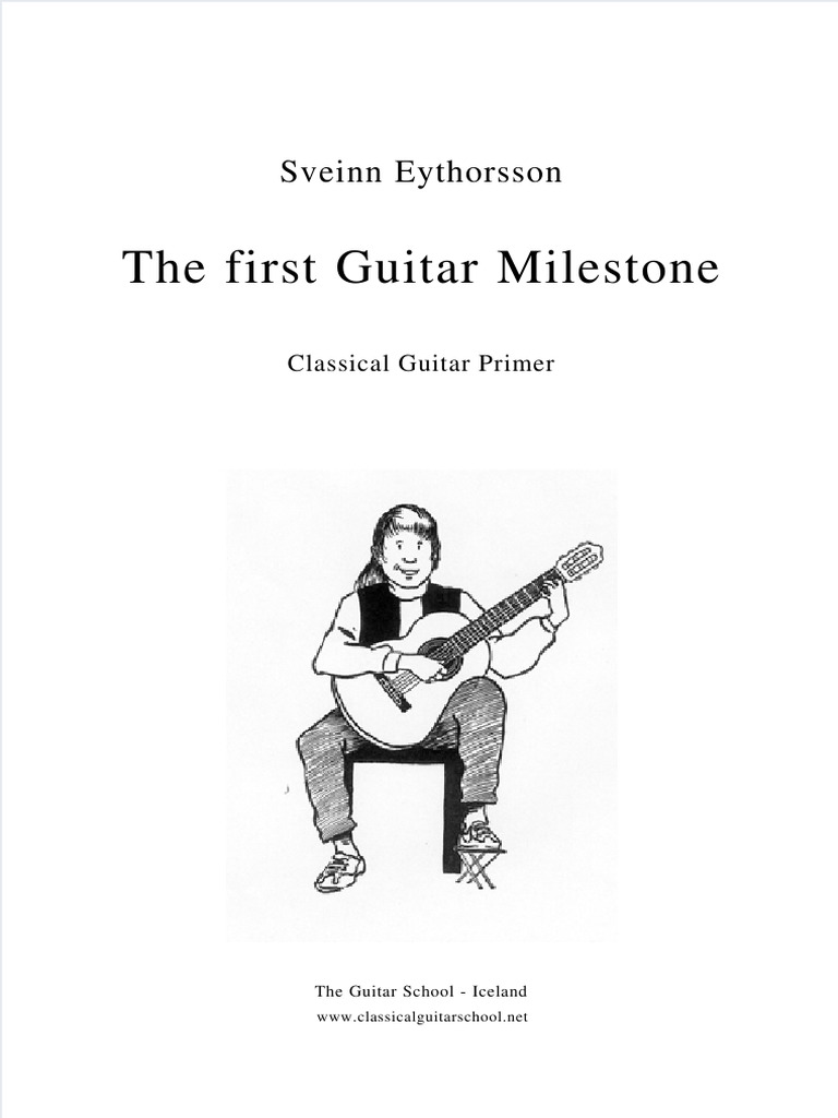 The First Guitar Milestone Sveinn Eythorsson | PDF | Necked Lutes ...