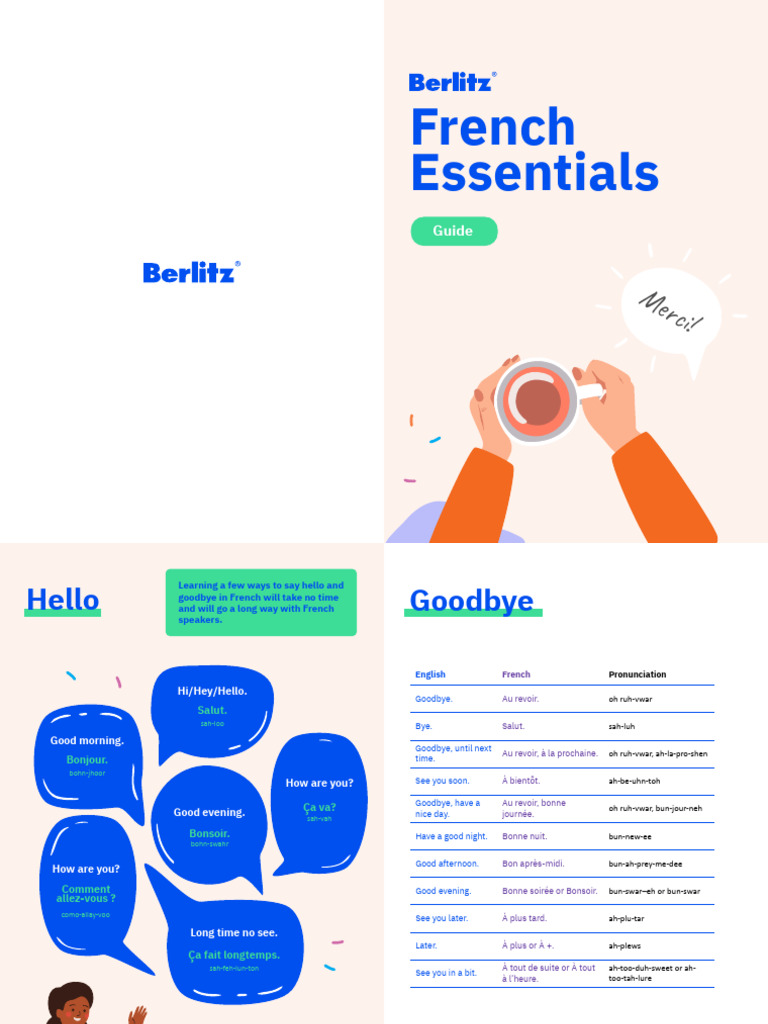 Berlitz Blog Downloadables Essentials Booklet - French | PDF