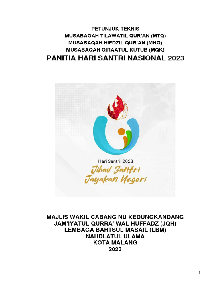 Juknis Lomba HSN 2023 | PDF