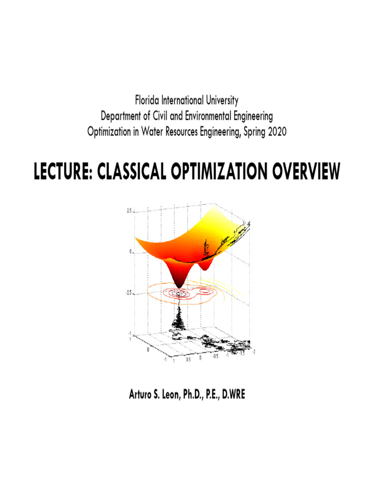 Classical Optimization | Download Free PDF | Mathematical Optimization | Mathematical Logic