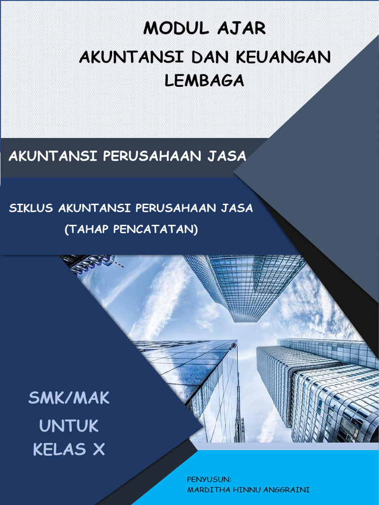 Modul Ajar Akuntansi Keuangan Dan Lembaga (Siklus Akuntansi Perusahaan ...
