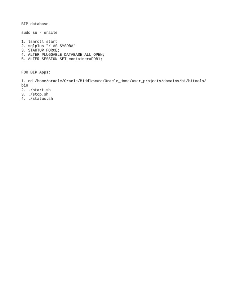 Bip Start Stop | PDF | Computers