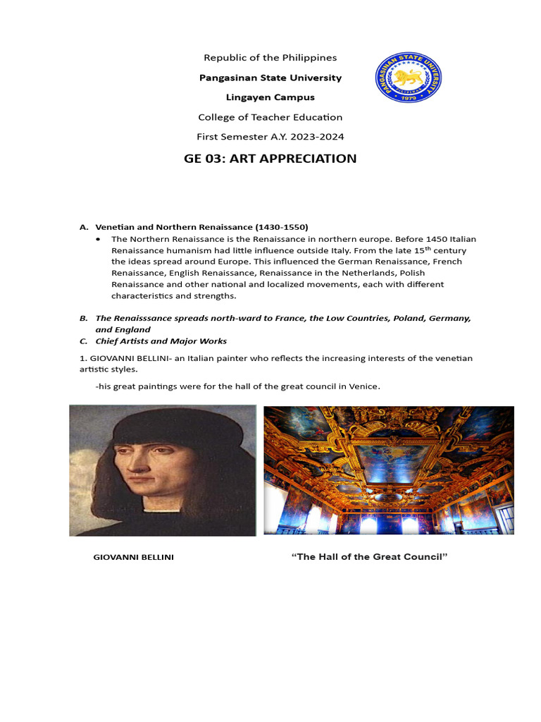 Art Appreciation Report | PDF