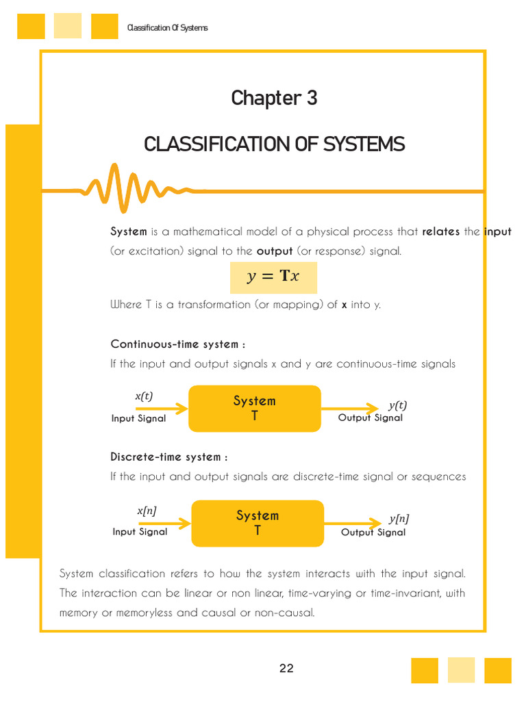 Classifications of Systems | PDF | Systems Science | Mathematics