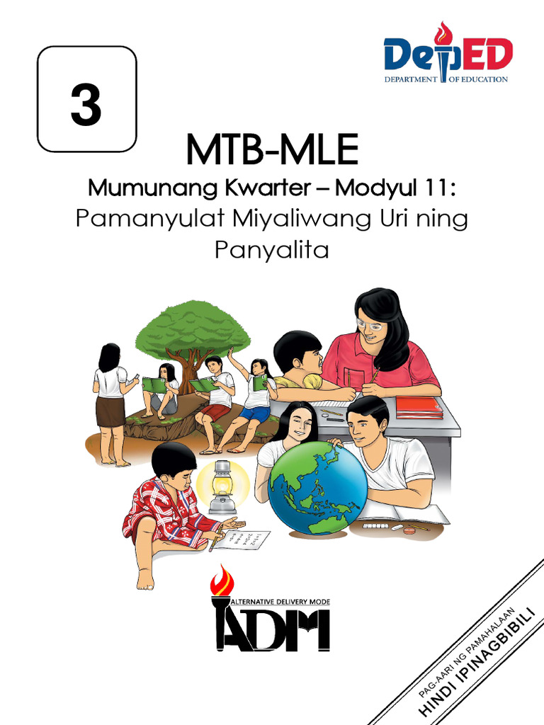 MTB3 Q1 Modyul 11 Edited | PDF | Seni & Disiplin Bahasa