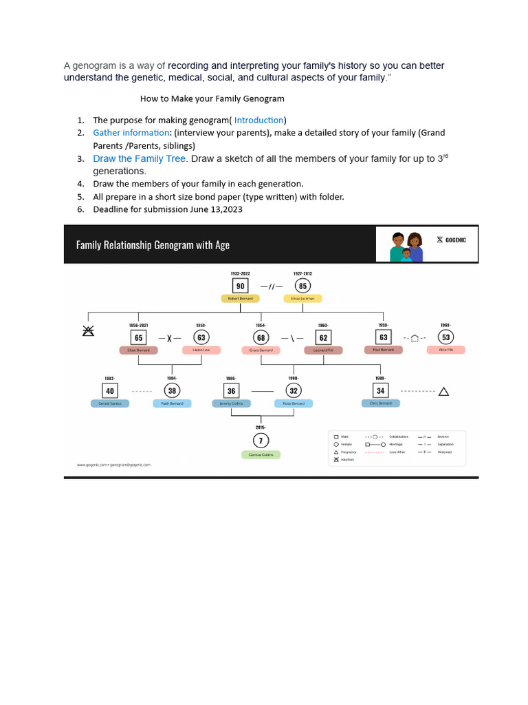 Perdev Project Genogram | PDF