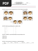 3rd QUARTER EXAM KINDER | PDF