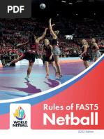 World Netball Rules Book 2025 | PDF | Referee | Area