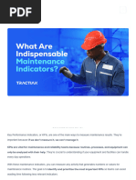 Maintenance Key Performance Indicators KPIs 1694211596 | PDF ...