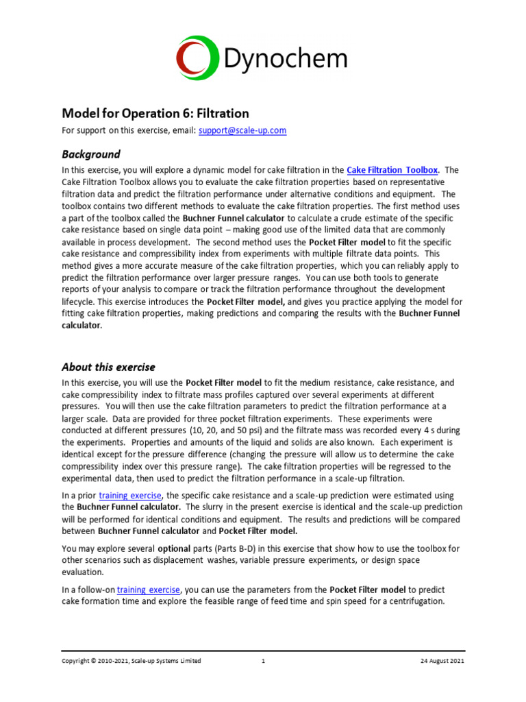 Filtration_and_Centrifugation_Training_Exercise_2_dc5 | PDF