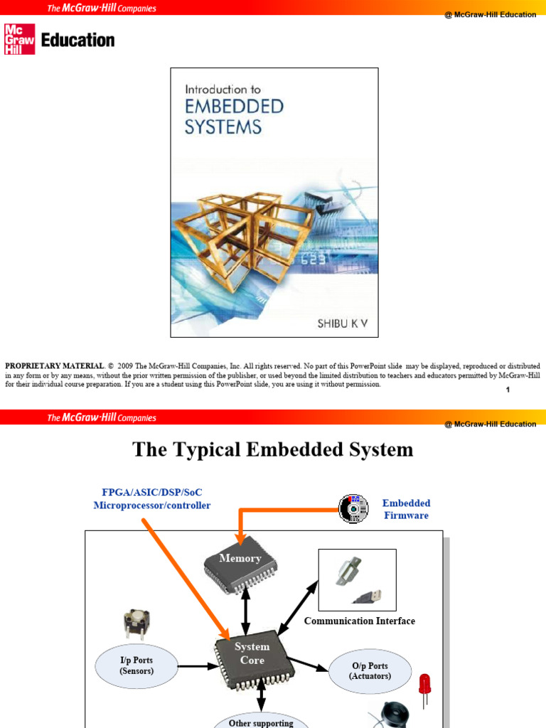 Embedded Systems Overview | PDF | Random Access Memory | Microcontroller