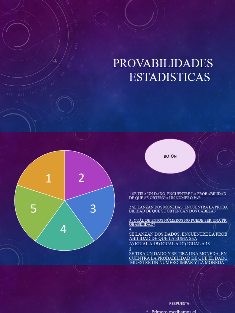 Probabilidades en Experimentos Aleatorios | PDF | Probabilidad ...