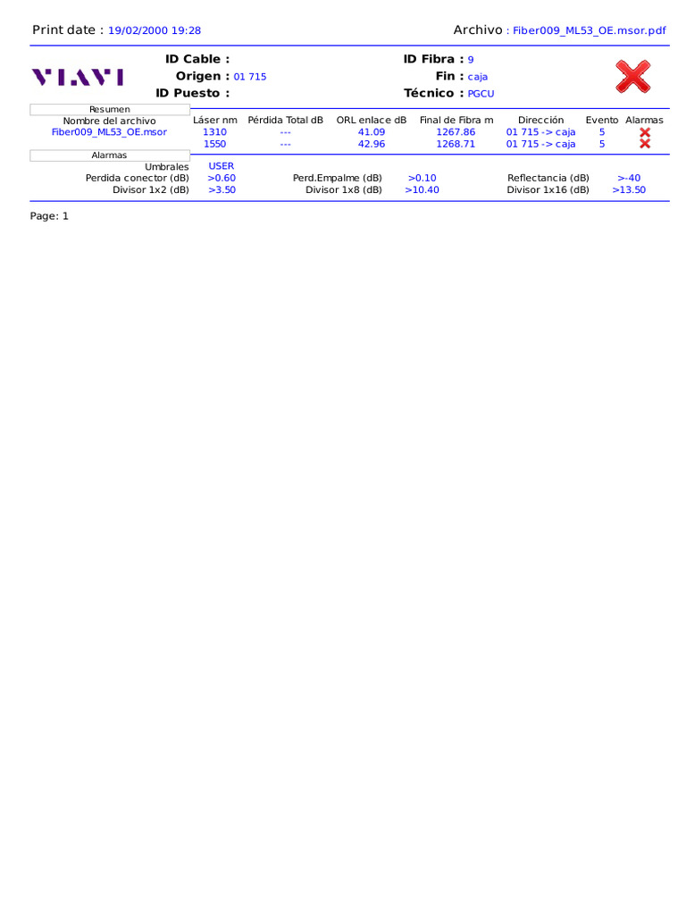 Fiber009 ML53 OE - Msor | PDF | Informática | Óptica