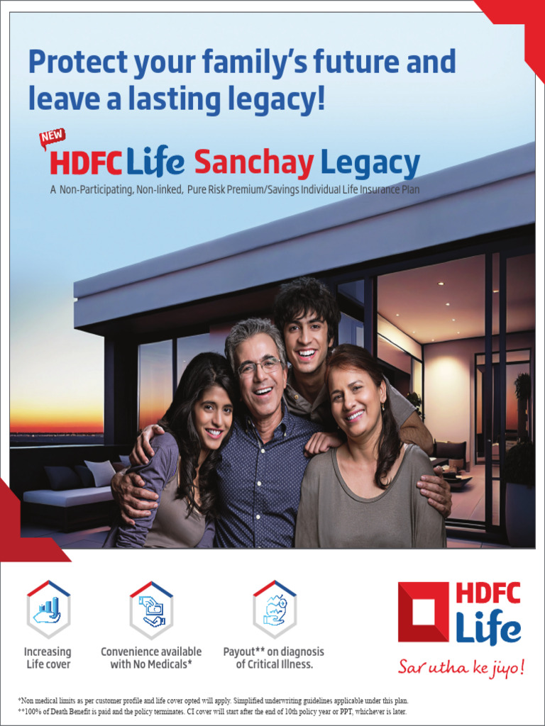 HDFC Life Sanchay Legacy Plan Overview | PDF | Insurance | Present Value