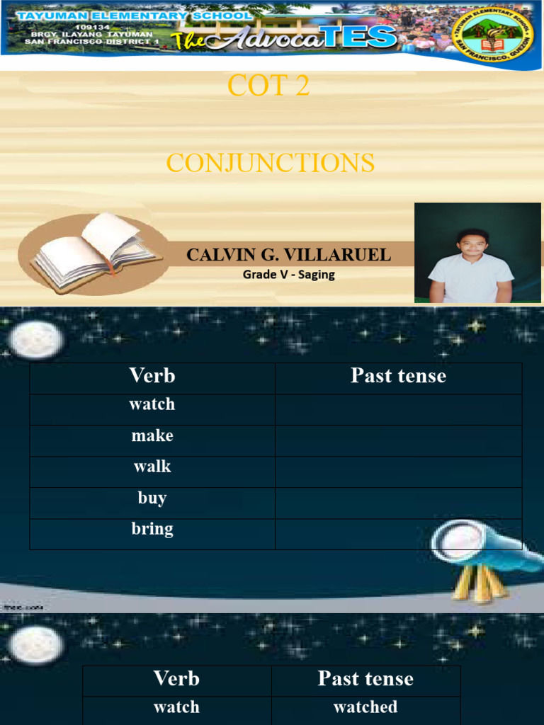 Conjunctions for Grade 5 Students | PDF