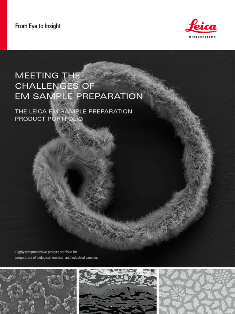 Leica EM Sample Prep Solutions | PDF | Scanning Electron Microscope ...