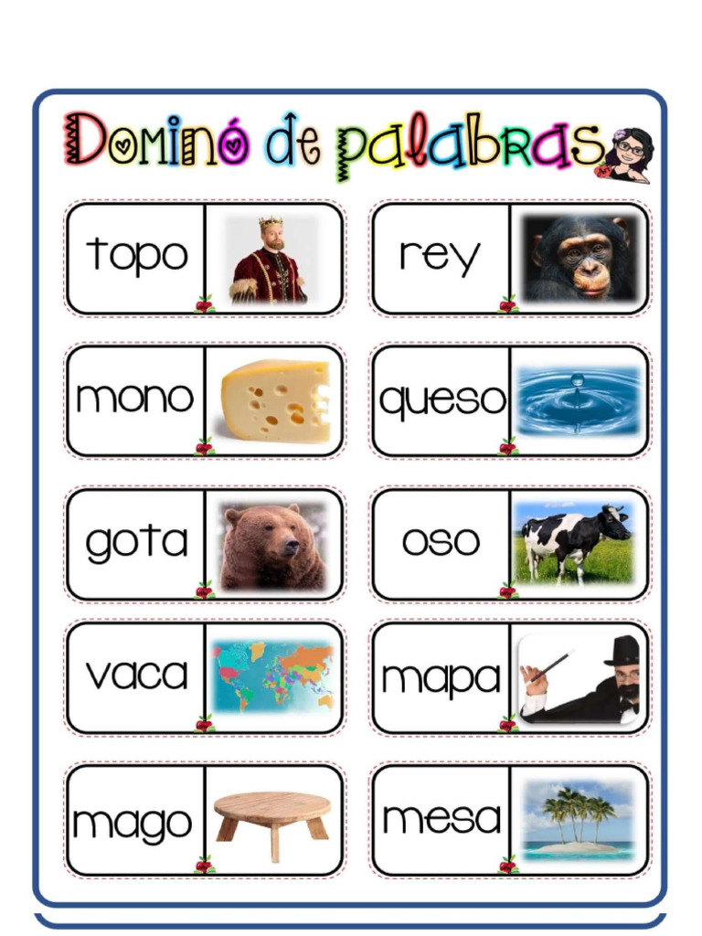 Domino de Palabras | PDF