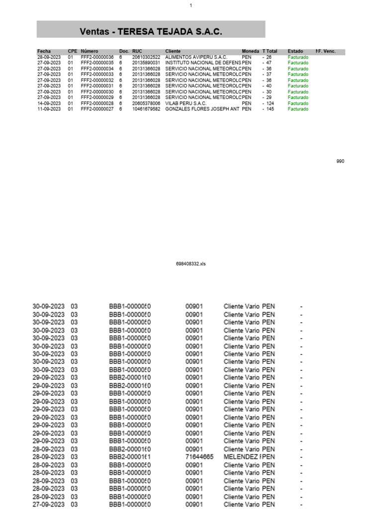 Invoice Report | PDF