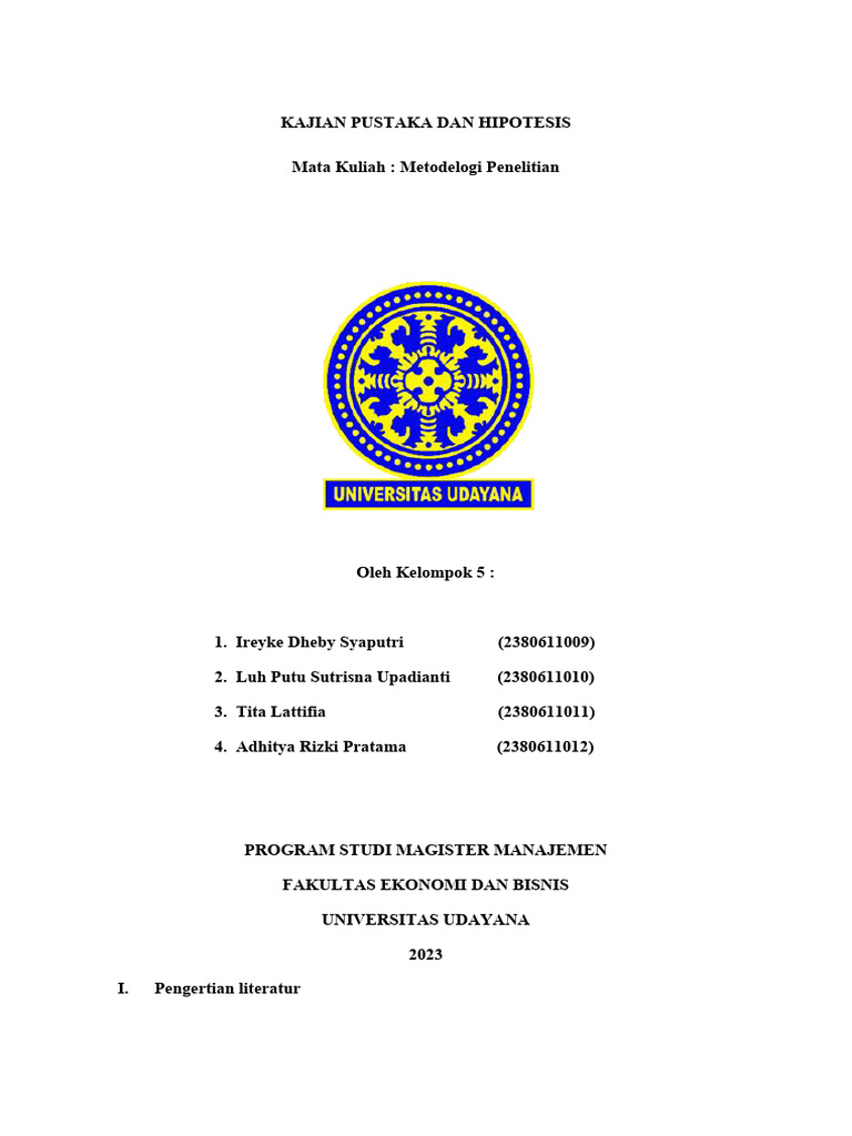 Metodelogi Penelitian_kelompok 5 | PDF