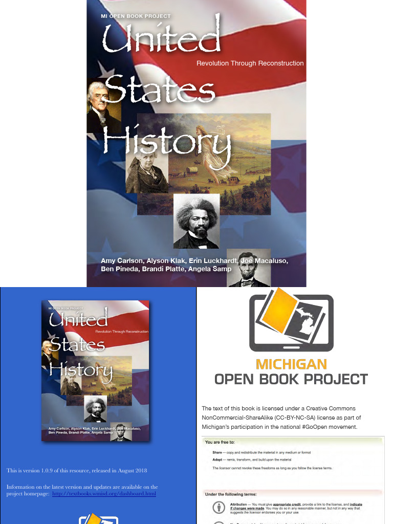 8thgrade United States History-Revolution Through Reconstruction | PDF