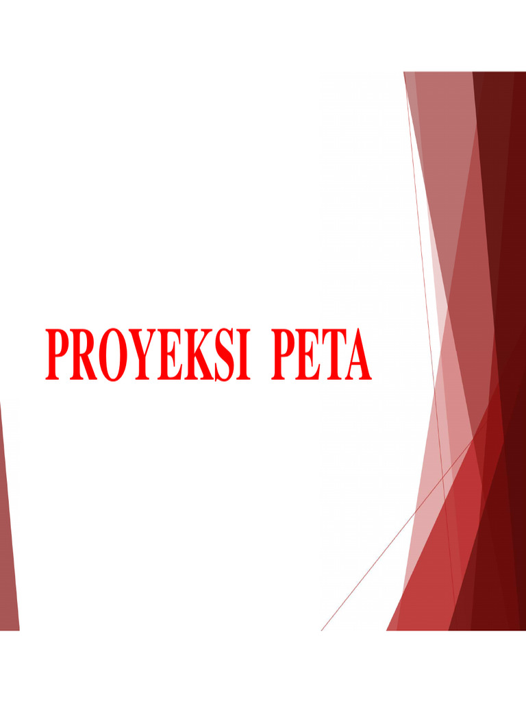 Proyeksi Peta | PDF