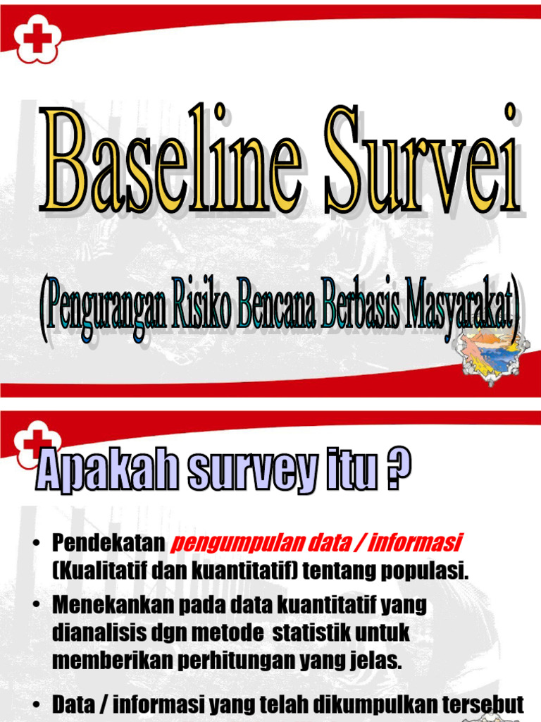 Pengantar Baseline Survey dan Metodologinya | PDF | Ilmu Sosial | Sains ...