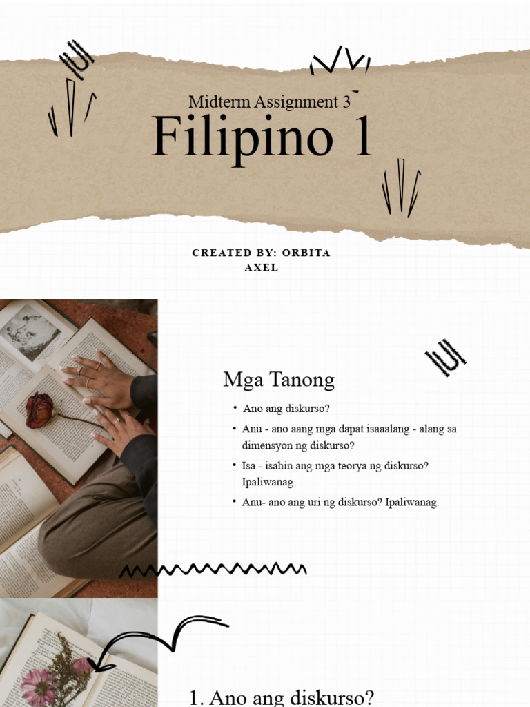 ORBITA-AXEL_FILIPINO-1_MIDTERM-ASSIGNMENT-3 | PDF