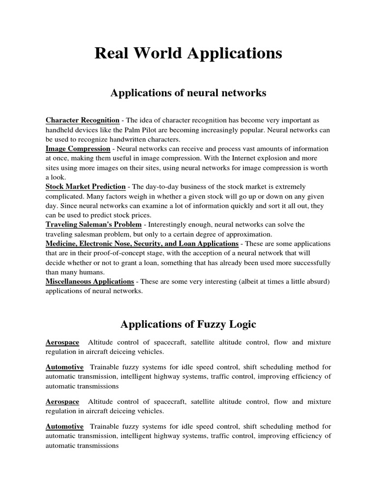 Real World Applications of Soft Computing | PDF | Encryption | Robotics