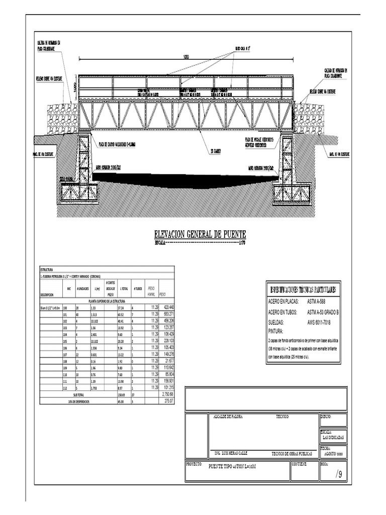 Plano de Puente | PDF