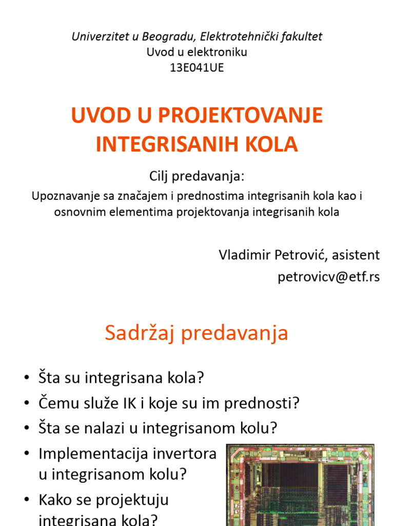 Integrisana Kola | PDF