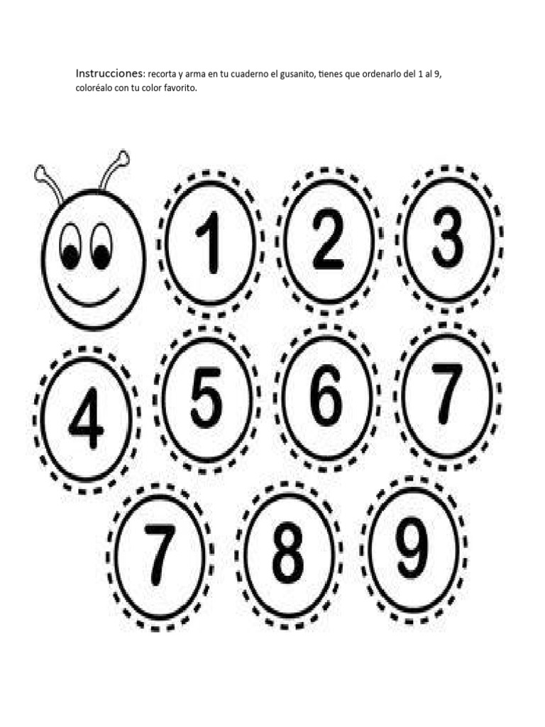 Gusanito: Instrucciones de Manualidad | PDF