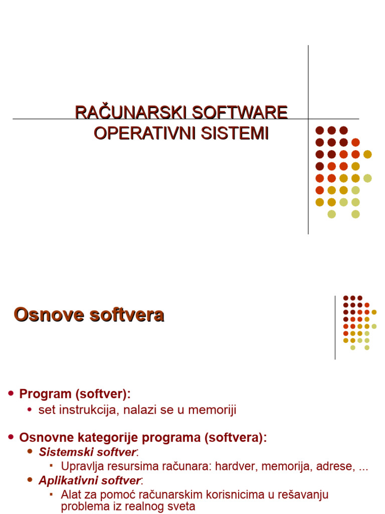 Racunarski Software | PDF