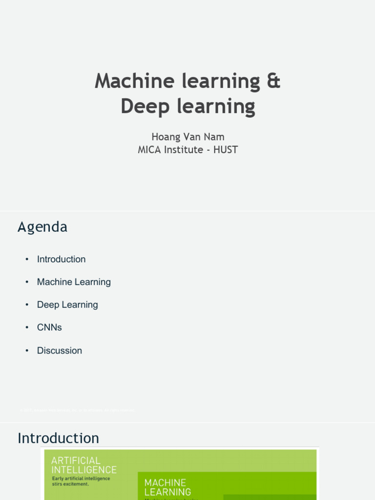 Machine Learning Deep Learning Overview AIST | PDF Machine Learning Deep Learning Overview AIST | PDF