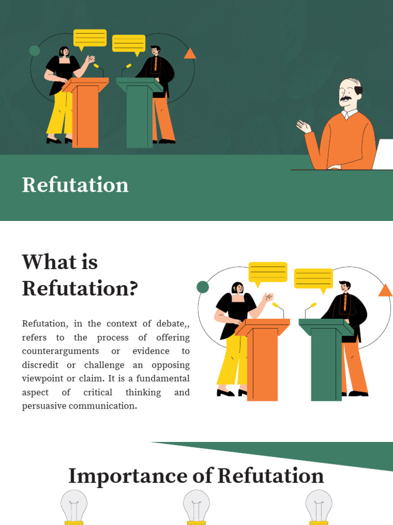 Refutation and Rebuttal | PDF