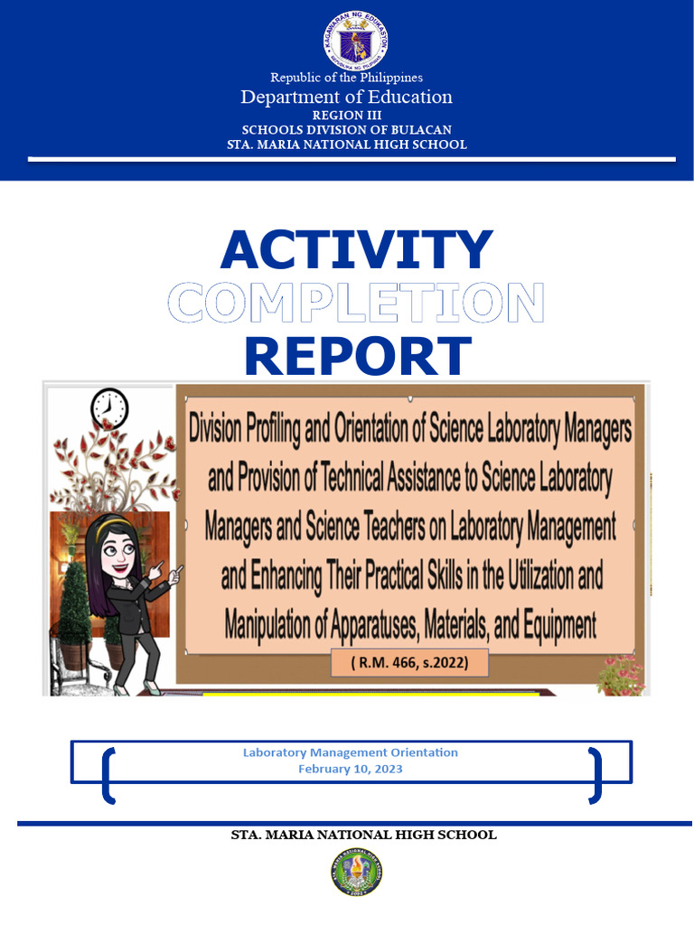 Ok Acr LAC Lab Management Orientation | PDF | Wellness | Science ...