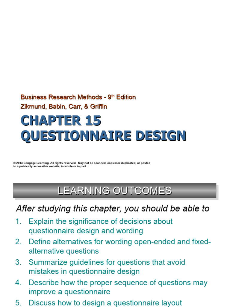 BRM 9e PPT CH 15 Student | PDF