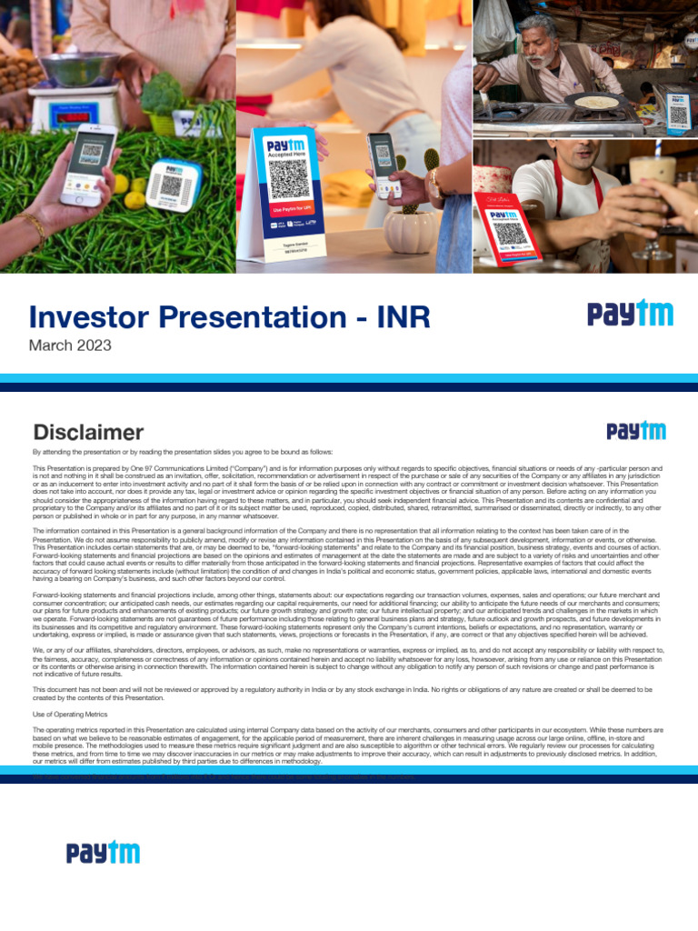 Paytm Business Model | PDF