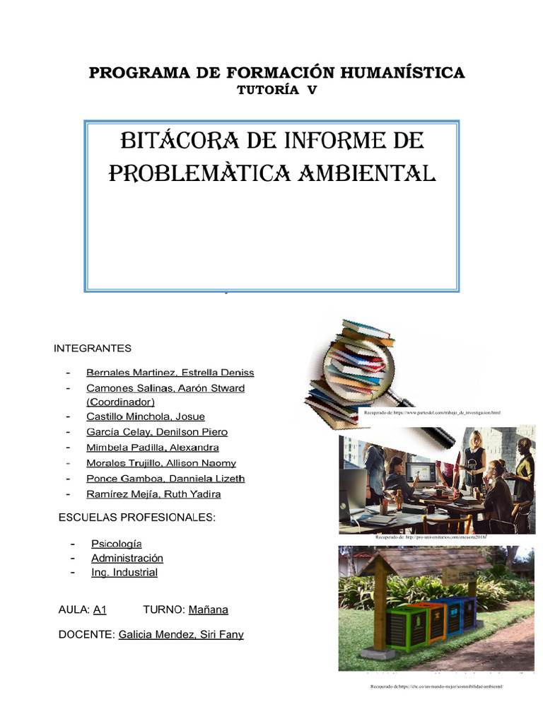 g1 Bitácora de Problemática | PDF