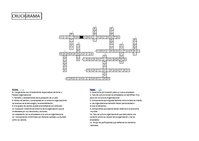 Across and Down 21 (Alumnos) | PDF
