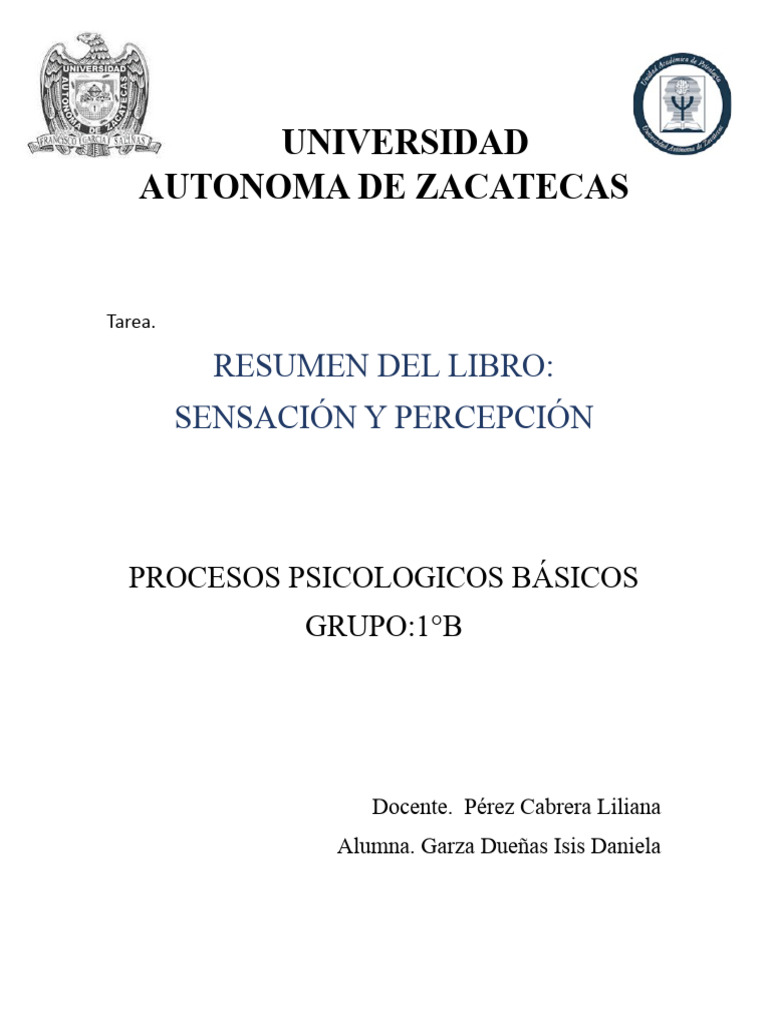 Resumen Del Libro Parte 1 | PDF